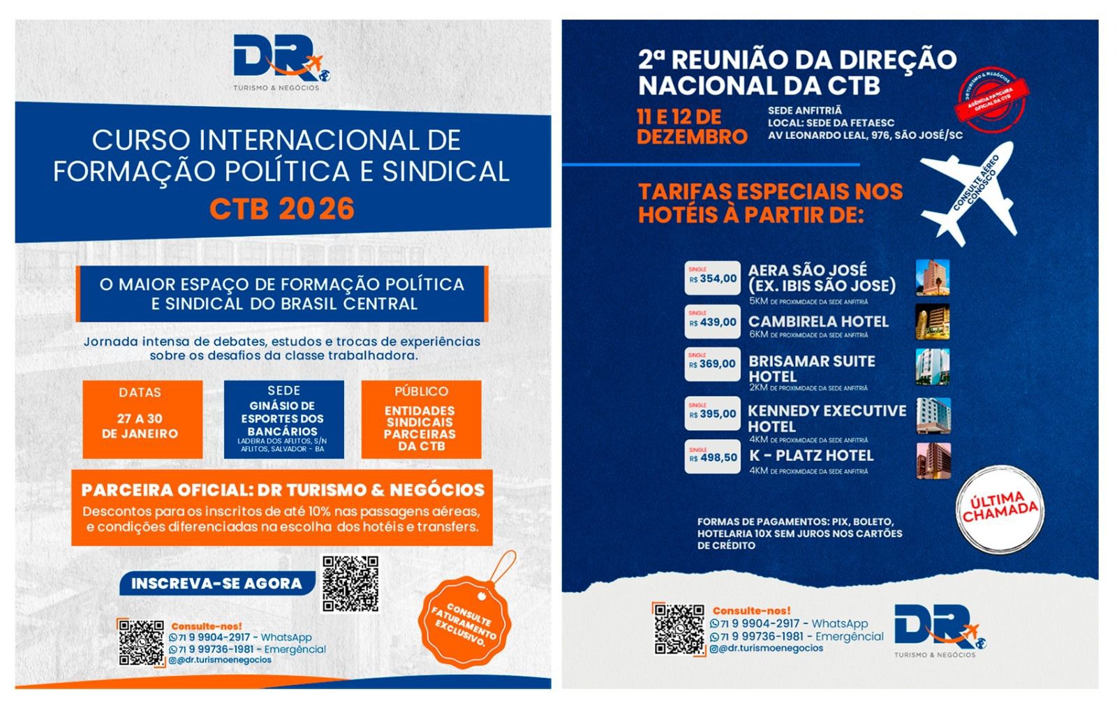 CTB anuncia duas agendas estratégicas: Reunião da Direção Nacional em ...